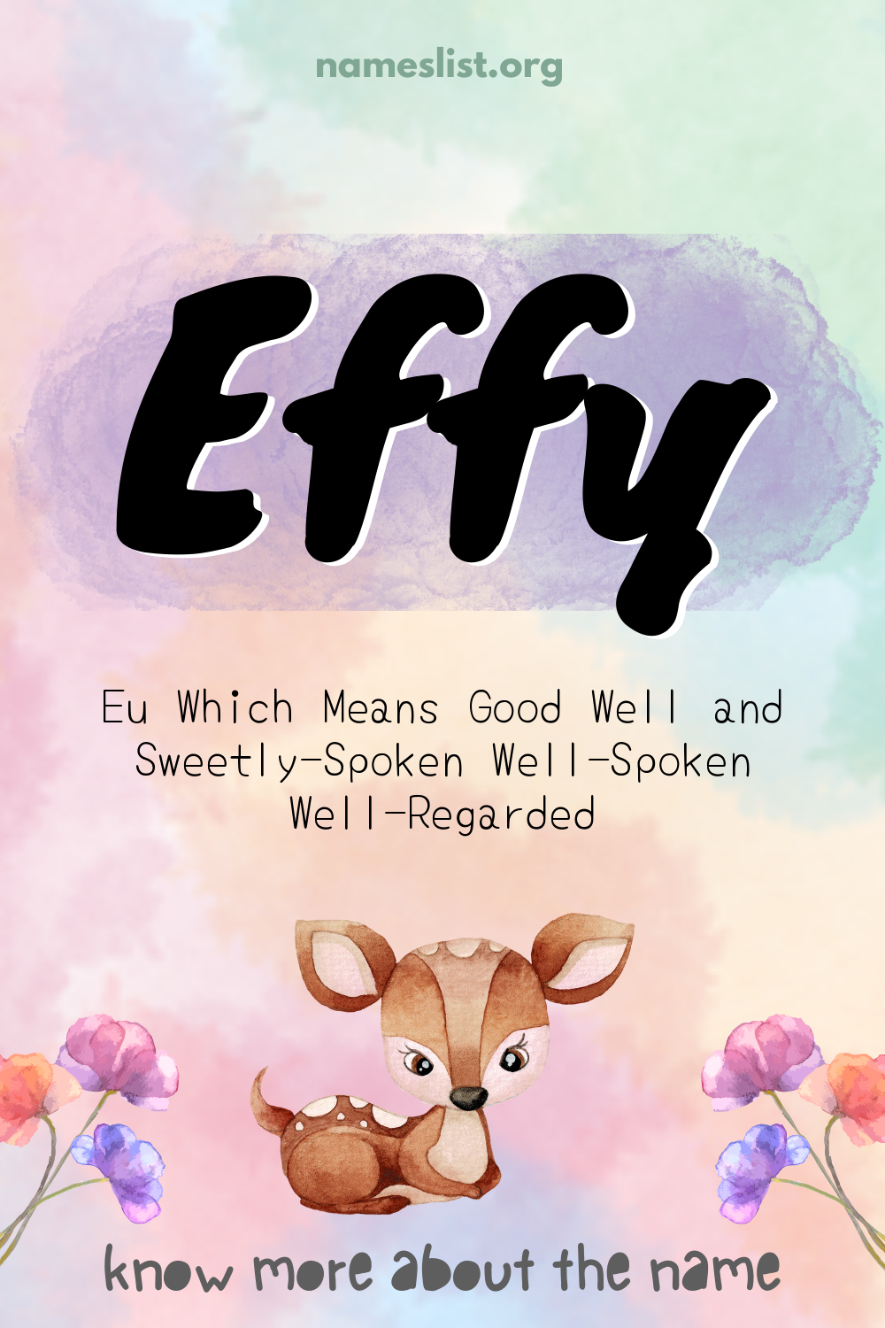Name Effy meaning, origin, popularity